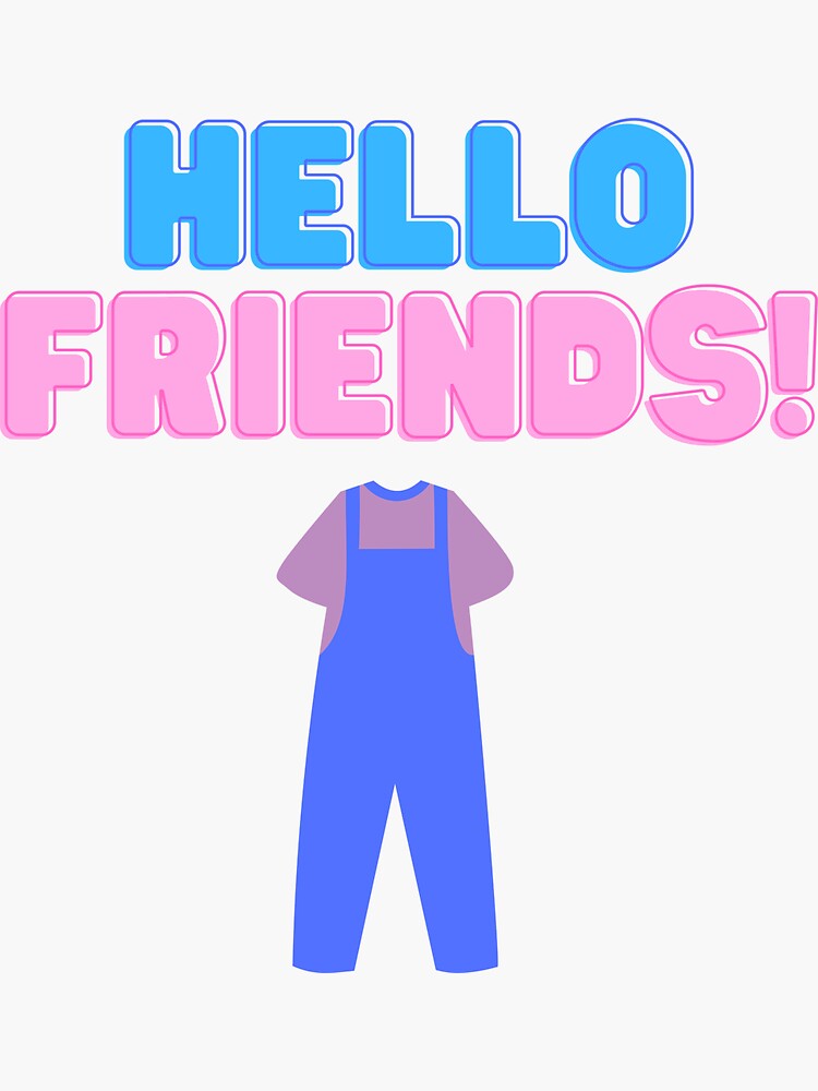 "Ms. Rachel Hello Friends" Sticker for Sale by dspenner | Redbubble