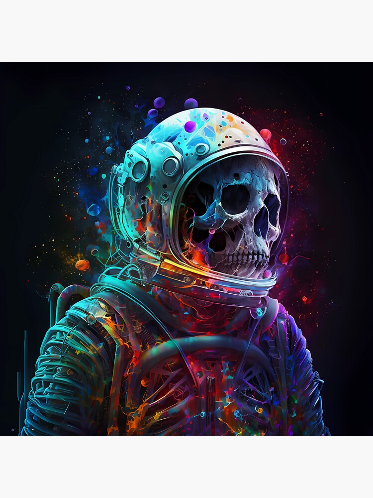"Cosmic Death -" Sticker for Sale by CodeToCloset | Redbubble