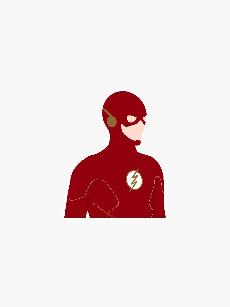 "The flash" Sticker for Sale by Chrisv06 | Redbubble