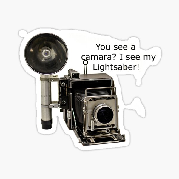 "Graflex Lightsaber 2" Sticker by simbatron | Redbubble