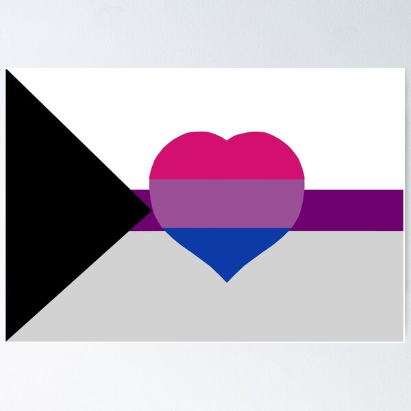 "Biromantic Demisexual Flag" Poster for Sale by SanguineDesigns | Redbubble