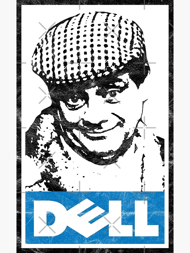 "Dell Boy - White Distressed Look" Poster for Sale by risible | Redbubble
