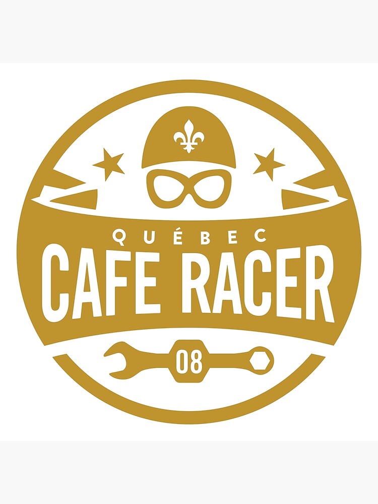 "QCR 2018 - V4 - OR logo" Photographic Print by QuebecCafeRacer | Redbubble