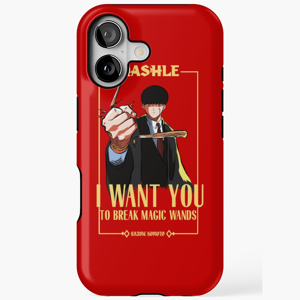 "MASHLE: MAGIC AND MUSCLES (I WANT YOU) RED" Sticker by FunGangStore ...