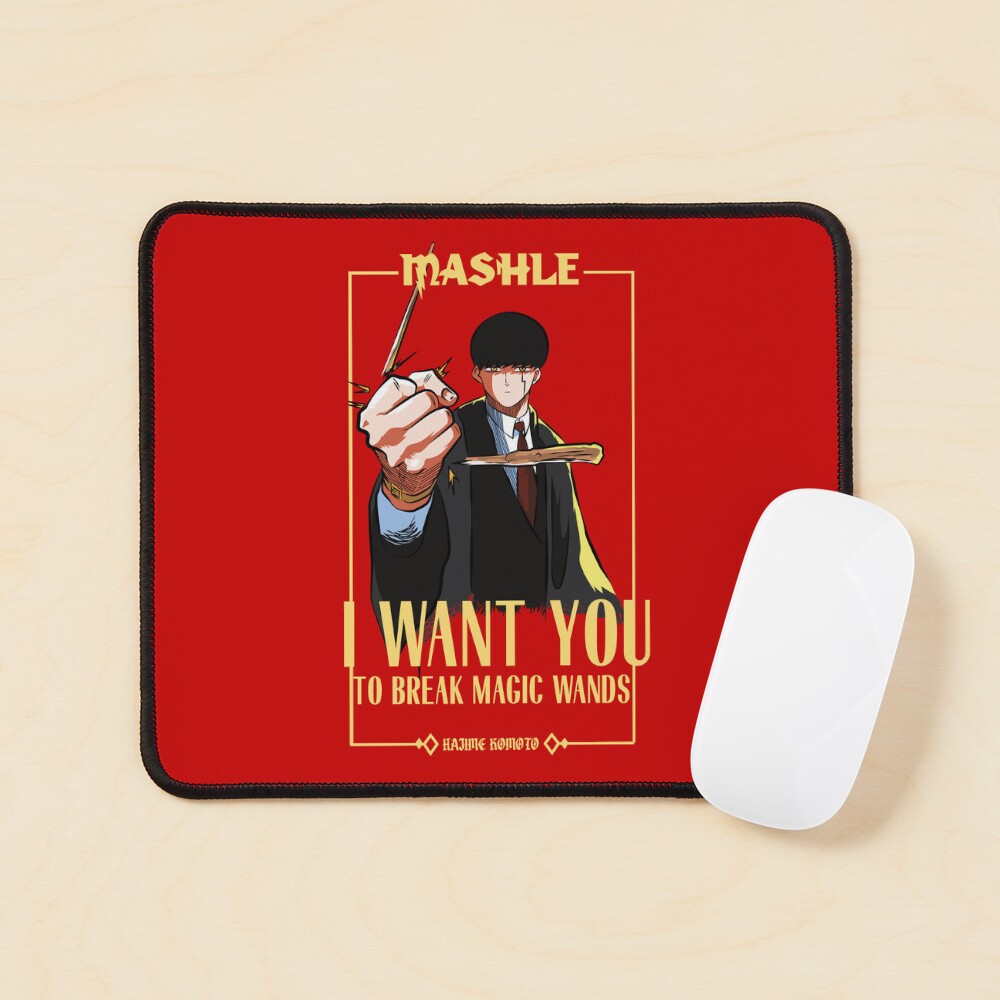 "MASHLE: MAGIC AND MUSCLES (I WANT YOU) RED" Sticker by FunGangStore ...
