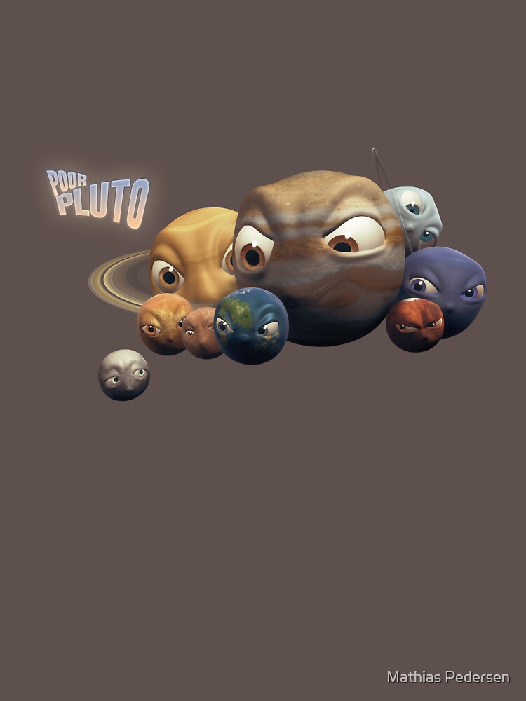 "Poor Pluto T-shirt" T-shirt for Sale by TheMhpe | Redbubble | fun t ...