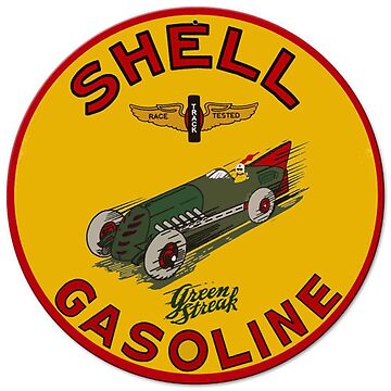 "Vintage shell gasoline " Sticker for Sale by saramaei | Redbubble