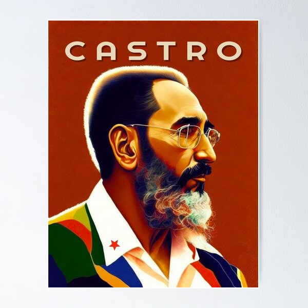 "Fidel Castro Cuba Revolution" Poster for Sale by Linkbekka | Redbubble