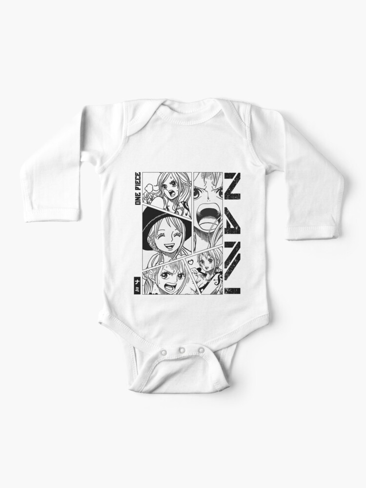 "Nami - One Piece Manga Panel black version" Baby One-Piece for Sale by ...