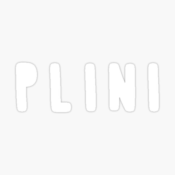 "PLINI PLINI" Sticker for Sale by KatierGreend | Redbubble
