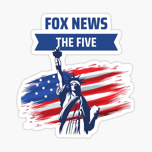 "fox news the five " Sticker for Sale by champagneci | Redbubble