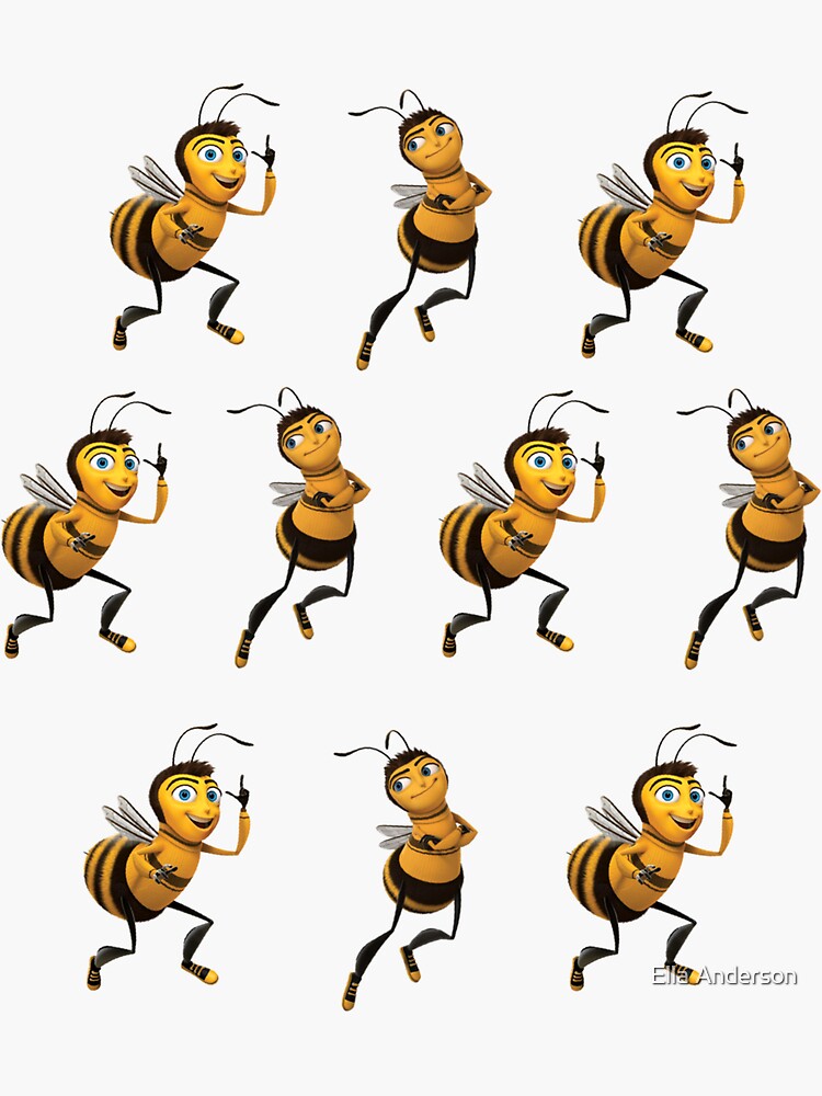 "Barry B Benson" Sticker for Sale by D19Sapphire15 | Redbubble