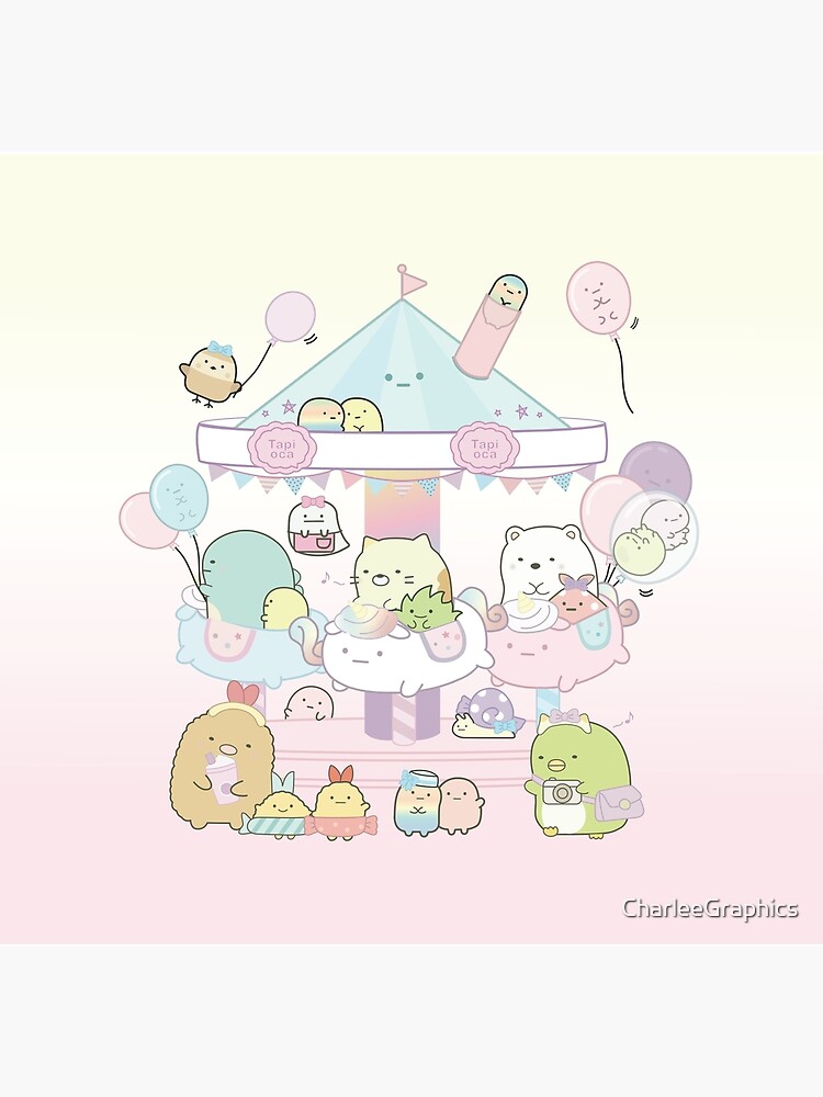 "Japanese Characters at a fun fair (Sumikko)" Greeting Card for Sale by ...