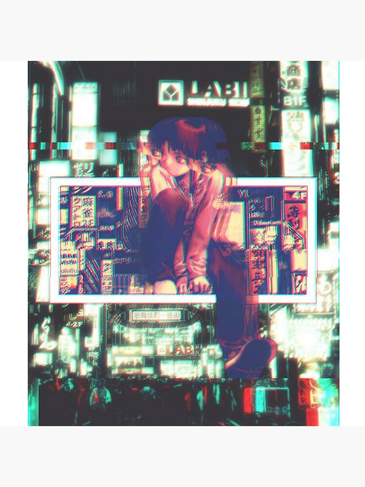 "Lain" Sticker by Skyzodesu | Redbubble
