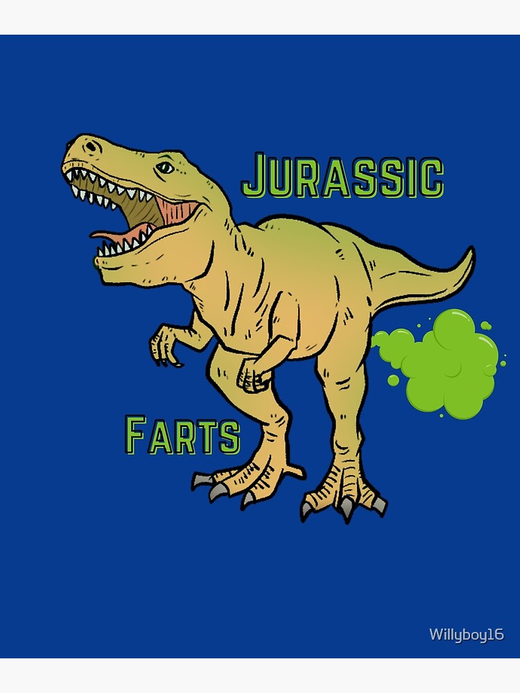 "T-Rex Jurassic Farting Dinosaurs" Photographic Print for Sale by ...