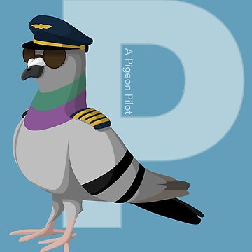 "A Pigeon Pilot" Poster for Sale by CoveArt-Creates | Redbubble