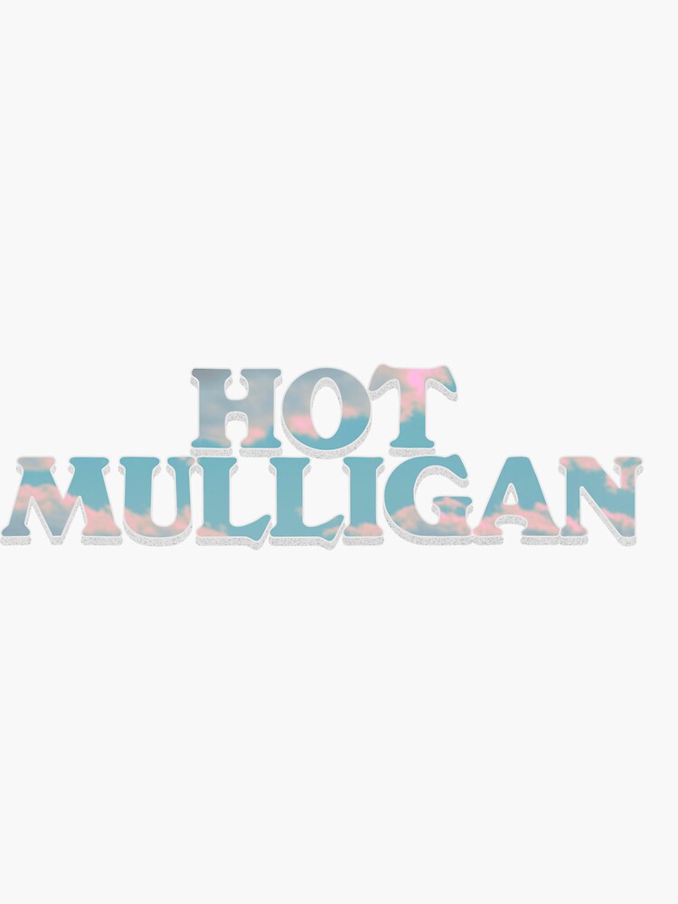 "Hot Mulligan Sky Logo " Sticker for Sale by HaleighMade | Redbubble