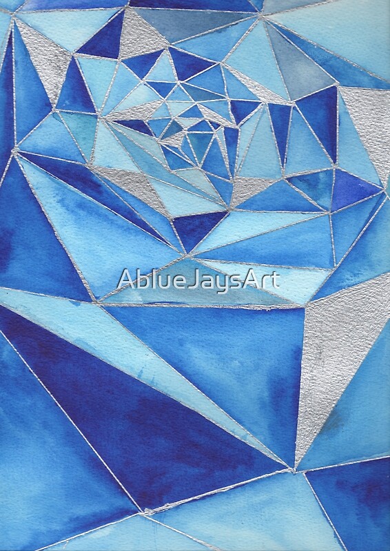 "Triangle pattern" by AblueJaysArt | Redbubble