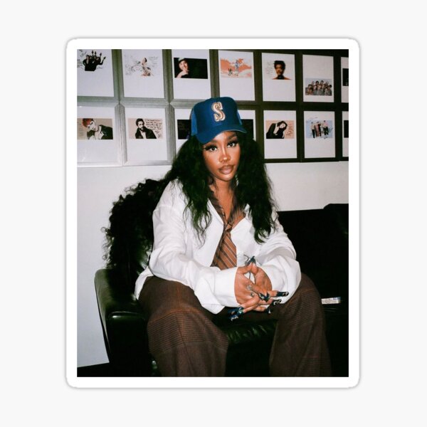 "Vintage Sza" Sticker for Sale by rydercurtiis | Redbubble
