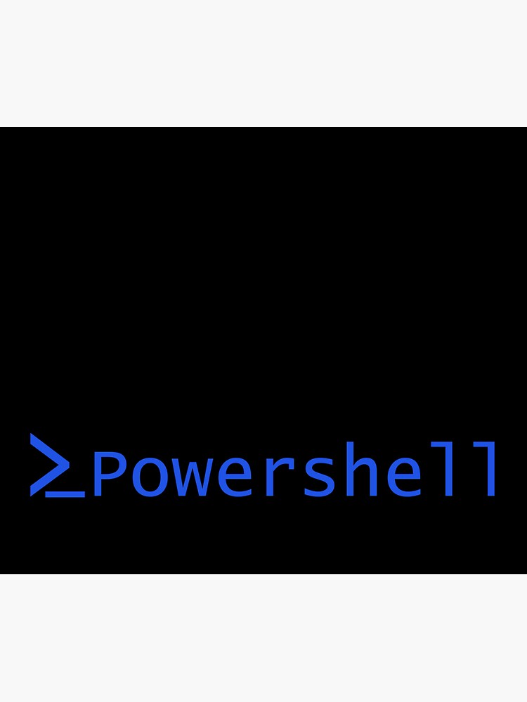 "Blue Powershell" Sticker for Sale by antonwadstrom | Redbubble