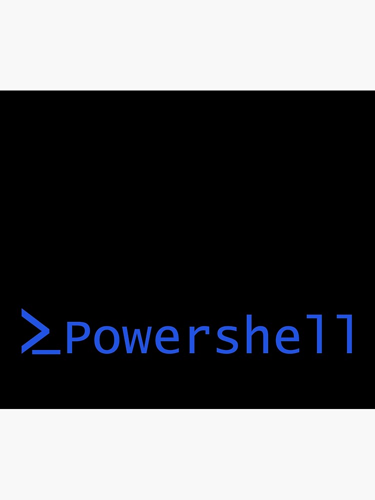 "Blue Powershell" Poster for Sale by antonwadstrom | Redbubble