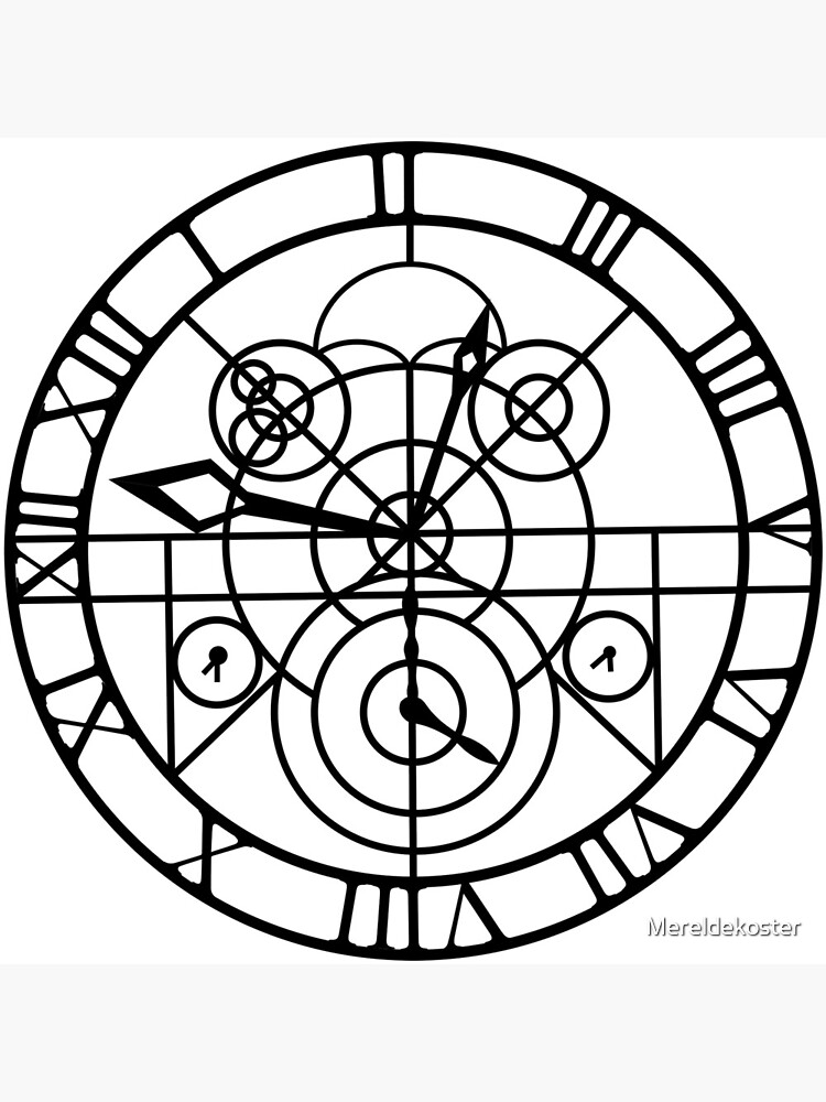 "wicked clock" Photographic Print for Sale by Mereldekoster | Redbubble