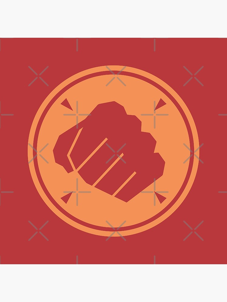 "Team Fortress 2 RED Heavy Class Emblem " Poster for Sale by ...