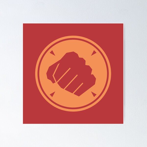 "Team Fortress 2 RED Heavy Class Emblem " Poster for Sale by ...