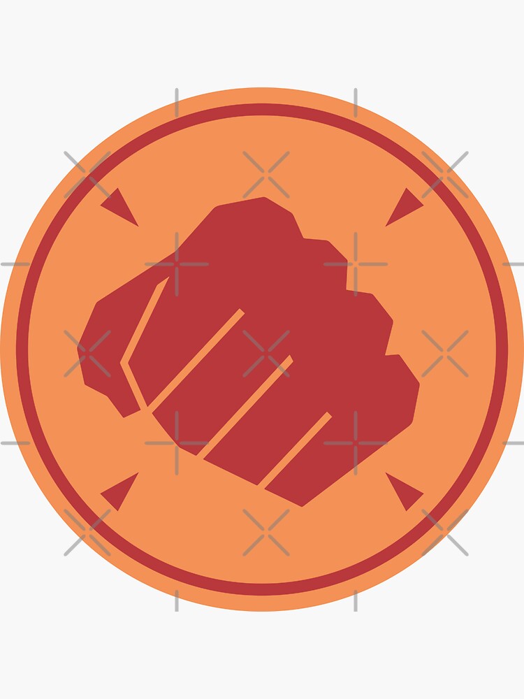 "Team Fortress 2 RED Heavy Class Emblem " Sticker for Sale by ...
