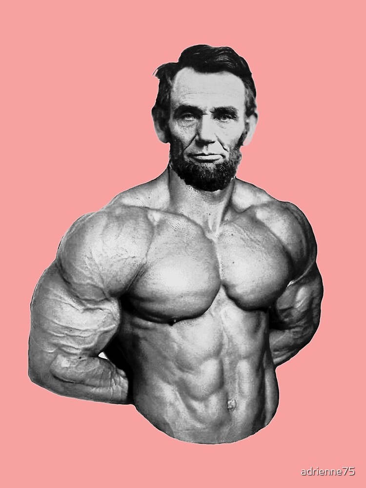 "Abe muscles " Art Print for Sale by adrienne75 | Redbubble