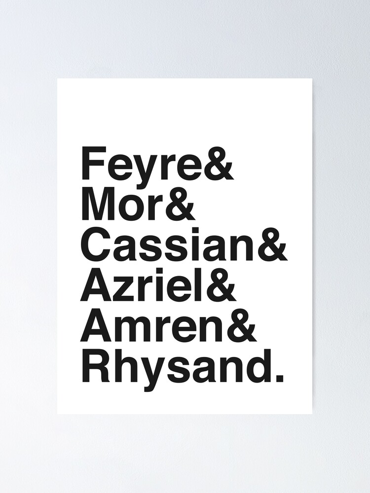 "Feyre & Mor & Cassian & Azriel & Amren & Rhysand: ACOTAR, ACOMAF ...