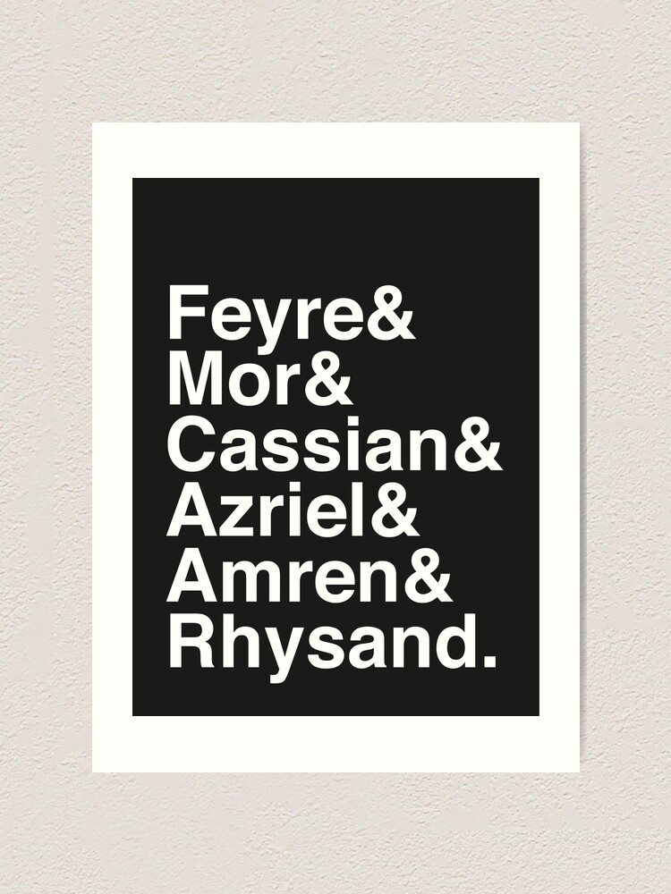 "Feyre & Mor & Cassian & Azriel & Amren & Rhysand: ACOTAR, ACOMAF ...