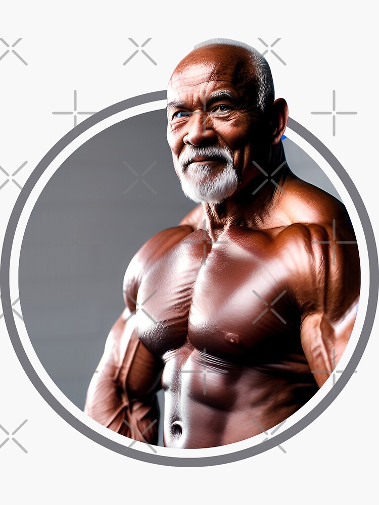 "Bodybuilder dad" Sticker for Sale by Muscle Daddies | Redbubble