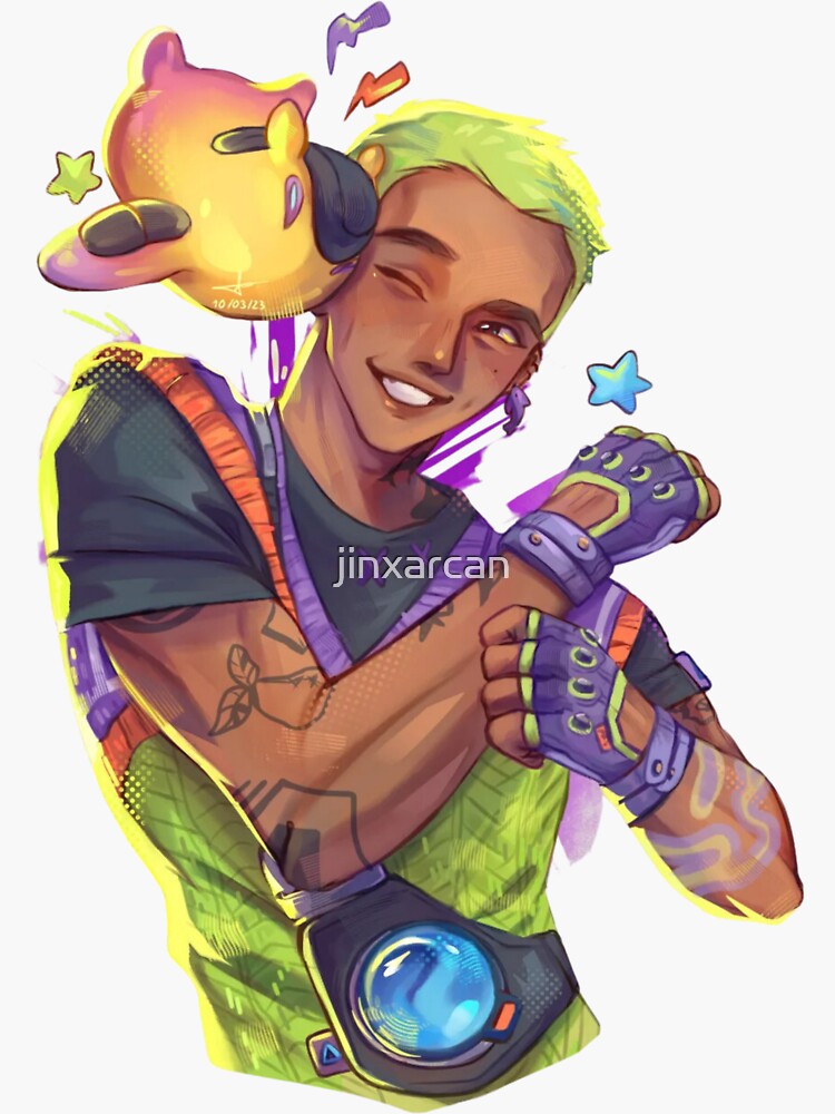 " gekko i really like him" Sticker for Sale by jinxarcan | Redbubble