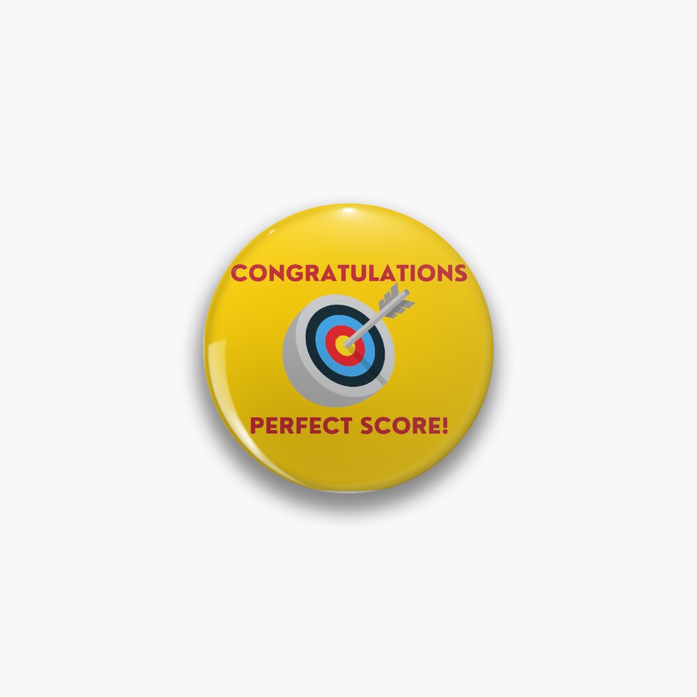 "Congratulations Perfect Score" Sticker for Sale by Melissa Burgess ...