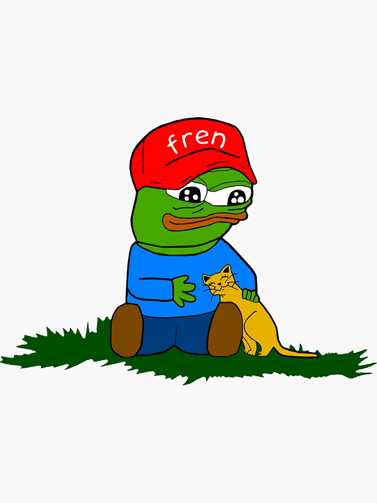 "Apu With Cat Fren" Sticker for Sale by Slav-Art | Redbubble