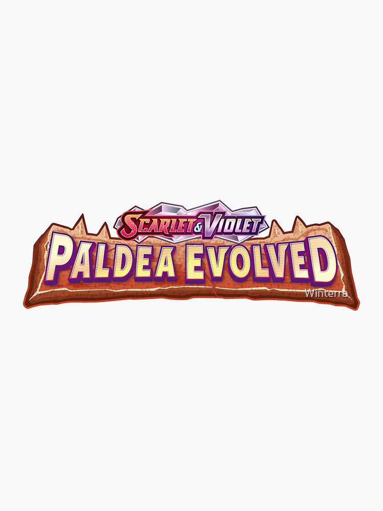 "Paldea Evolved - Scarlet and Violet" Sticker for Sale by Winterra ...