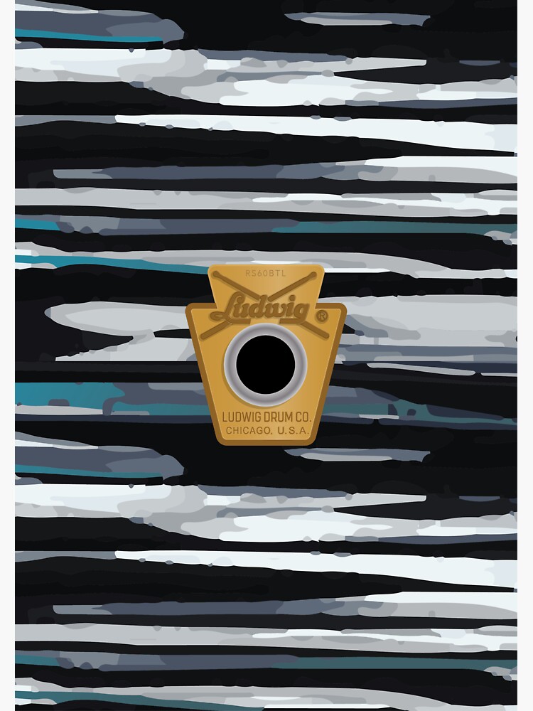 "Ludwig Keystone Badge - Vintage" Sticker for Sale by Gig Rigs ...