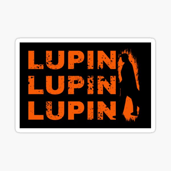 "Lupin" Sticker for Sale by DesignsByCasper | Redbubble