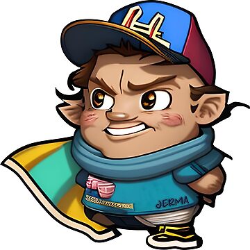 "Jerma Adorable Adventures Series" Sticker for Sale by Clar-Art | Redbubble