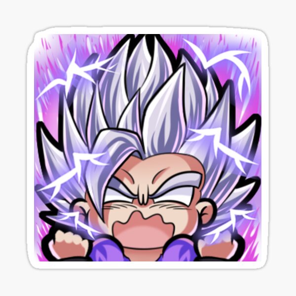 "Gohan Beast Mode Chibi Sticker" Sticker by HostDrawing | Redbubble