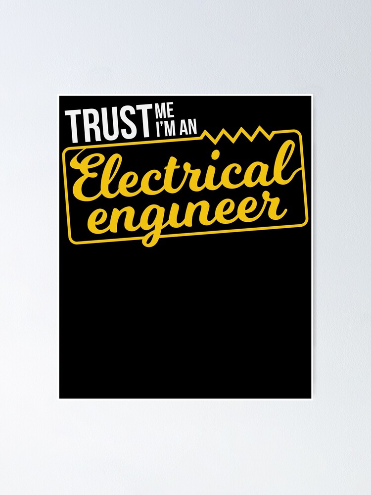 "Electrical Engineer Circuit With Resistor" Poster by 14thFloor | Redbubble