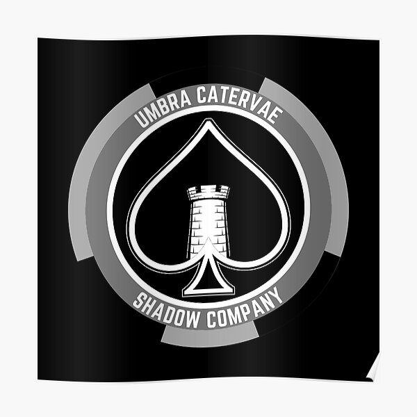 "Shadow Company Emblem" Poster for Sale by ScarecrowDesign | Redbubble