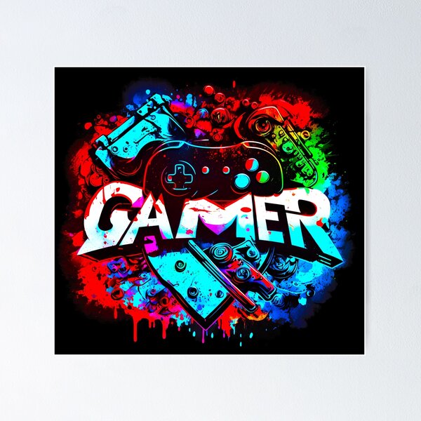 "Gamer - gaming & video games" Poster by rubislys | Redbubble