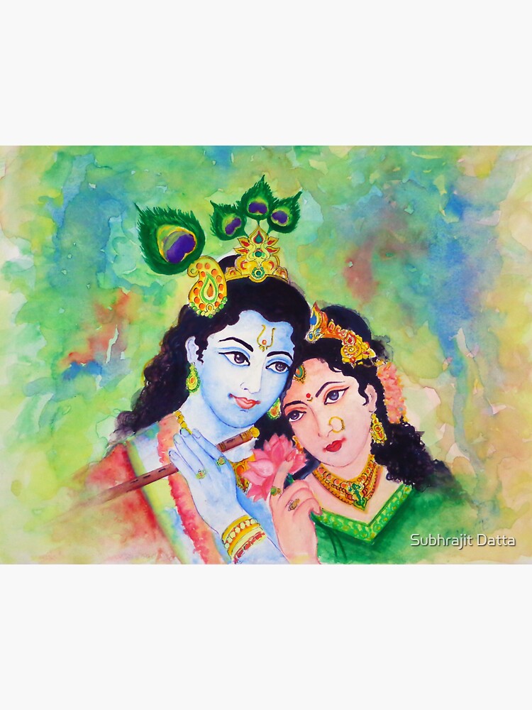 "Radha Krishna" Sticker by subhraj1t | Redbubble