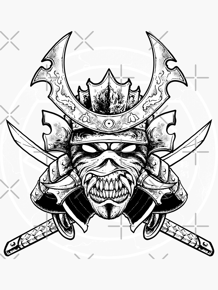 "Samurai Warrior" Sticker for Sale by Fchrl | Redbubble