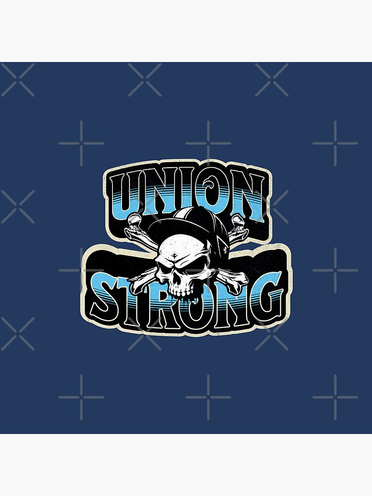 Union Strong | Pro Union | Hard Hat | Union Pin Button sold by Carilyn ...