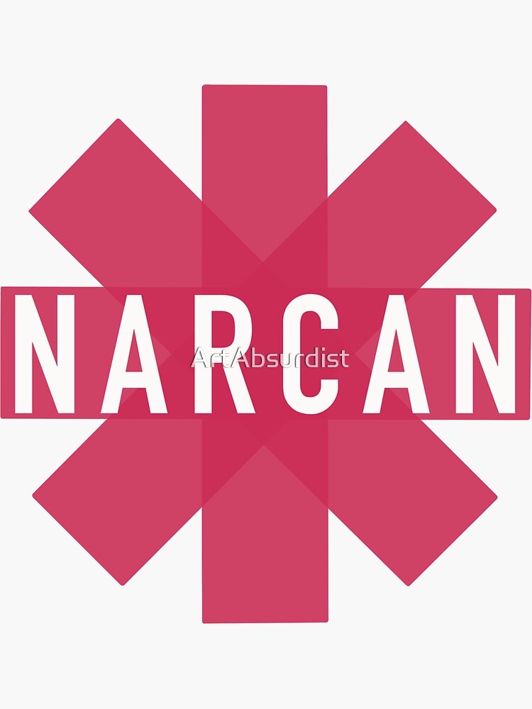 "NARCAN Decal / Sticker" Sticker for Sale by ArtAbsurdist | Redbubble