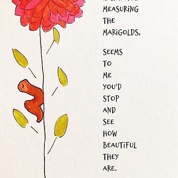 "Inchworm - with lyrics" Greeting Card for Sale by phylliswalter ...