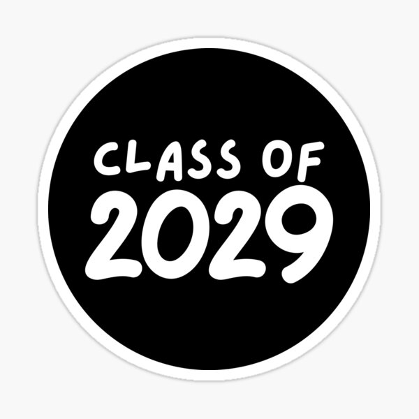 "class of 2029" Sticker for Sale by randomolive | Redbubble